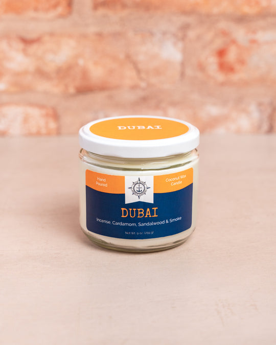 DUBAI 9 oz. Candle - | Fair Winds Candle Company